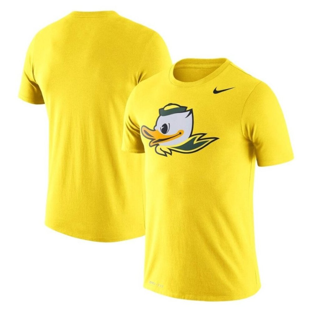 Nike Yellow Oregon Ducks Legend Logo Performance Tee … - Gem